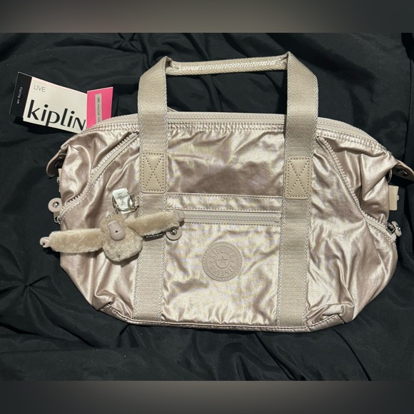 Kipling | Bags | Kipling Art Mini Metallic Glow | Poshmark
